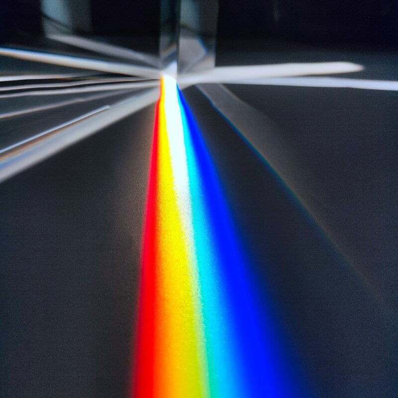 25*25*80mm Triangular Prism – Optical Science Experiment Tool, Seven-C ...
