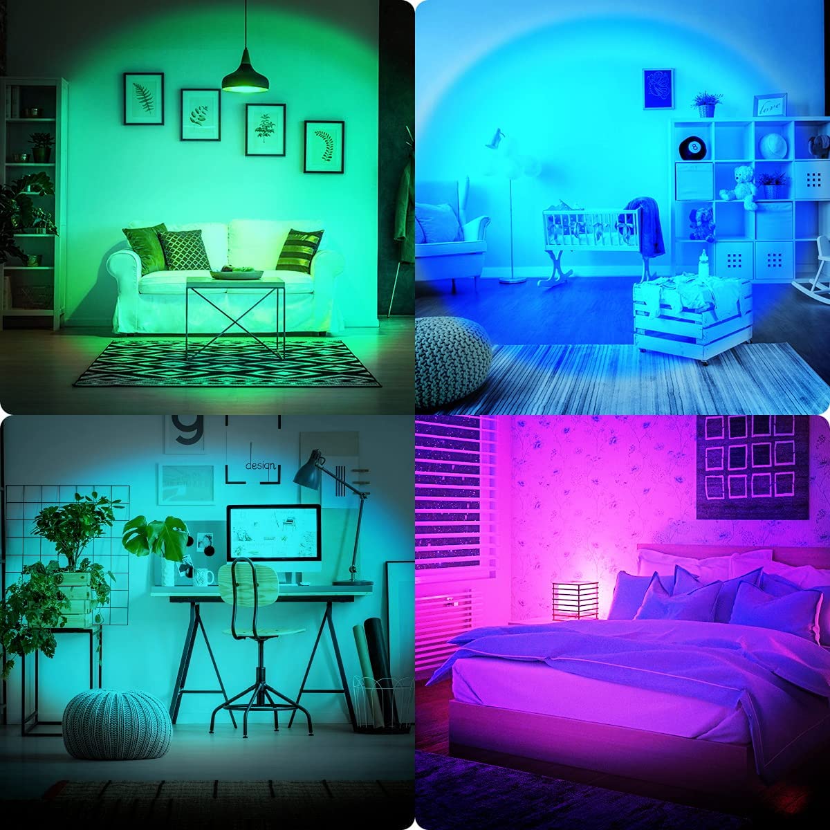 Color Changing Sunset Projector USB – DormVibes