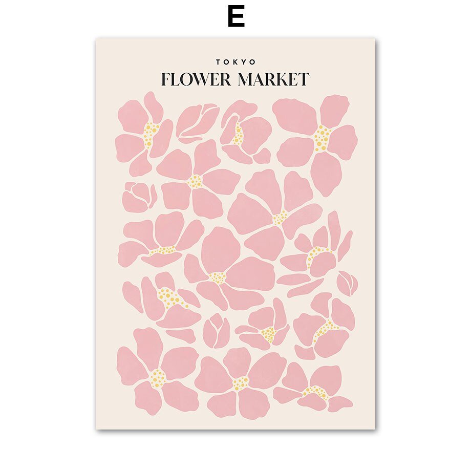 Fresh Boho Colorful Flower Market Daisy Shape Wall Art Set – DormVibes