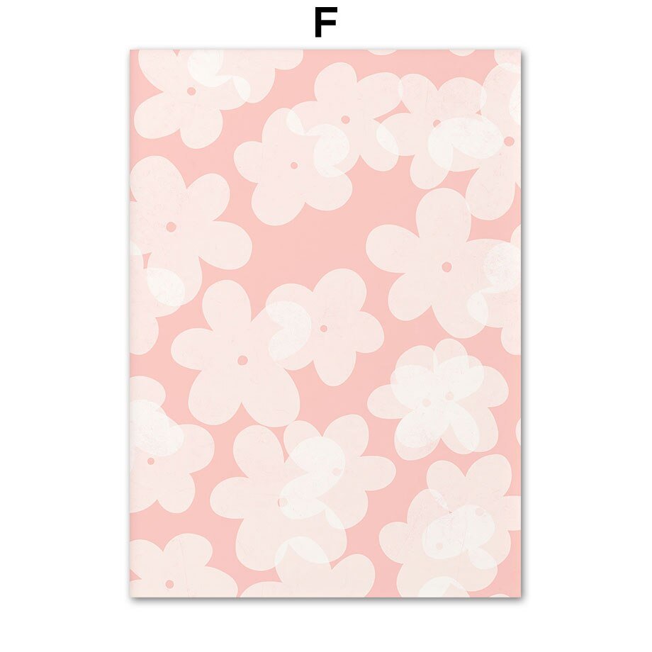 Fresh Boho Colorful Flower Market Daisy Shape Wall Art Set – DormVibes