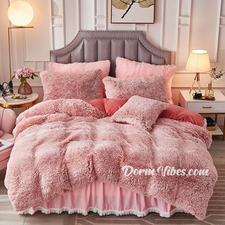 Frosted Pluffy® Bed Set – DormVibes